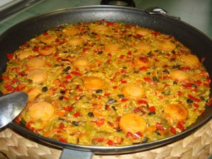 CUBAN STYLE ‘Yellow Rice, Chorizo and Corn’ (Maiz) recipe * RECETA A LO ...