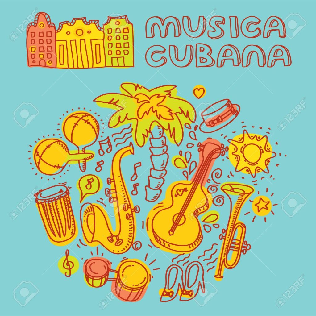 36565805-musica-cubana-salsa-music-and-dance-illustration-with-musical ...