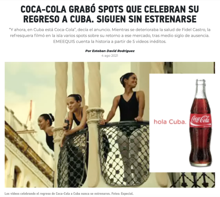 THE TODAY "Canned" Plans for the return to Cuba of the North American ...